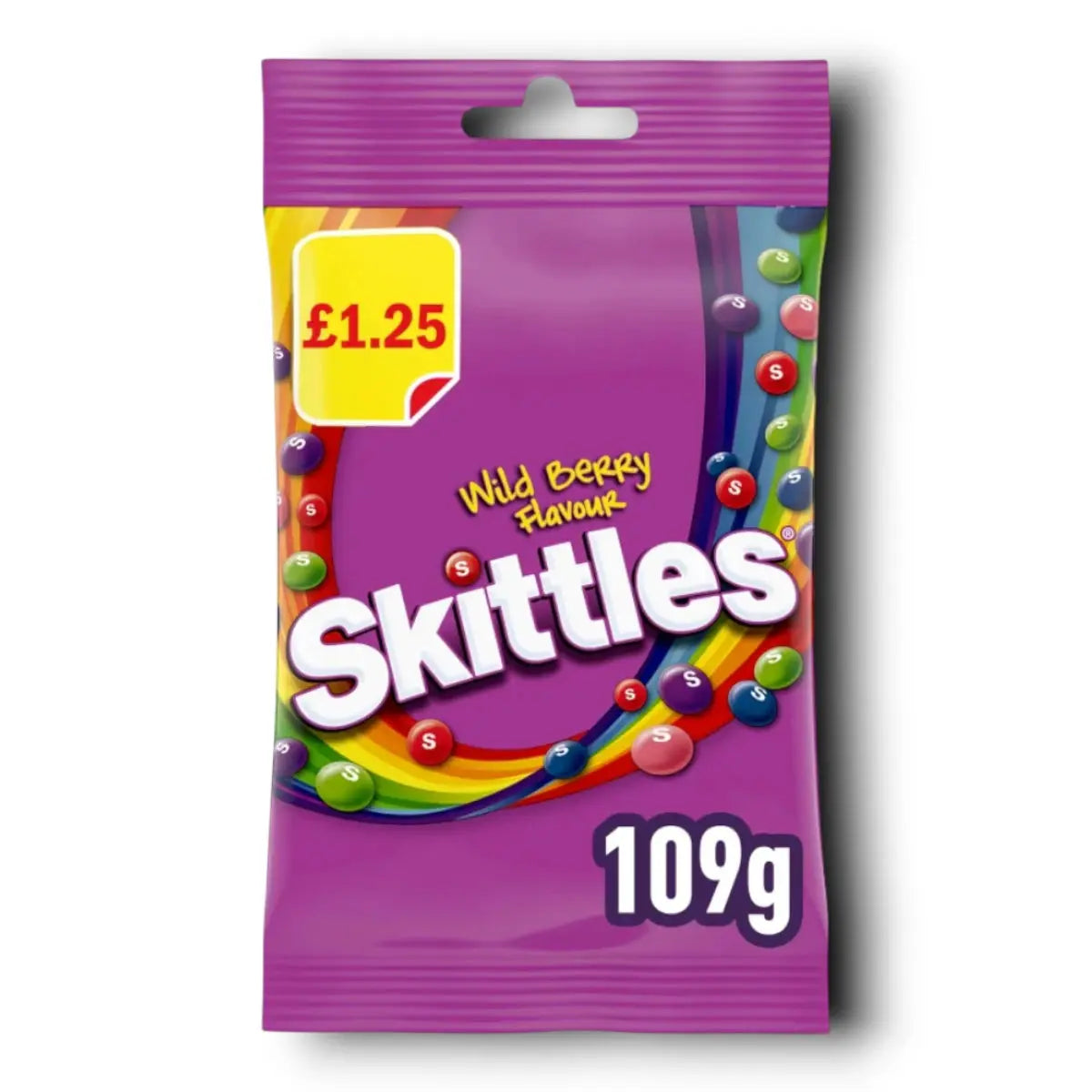 Skittles Wild Berry 109g – Bonbons Fruités Wild Berry – Candyglobe